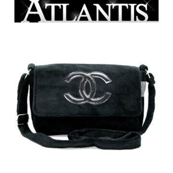 CHANEL | Bags | Chanel Terry Shoulder Bag Black X | Poshmark